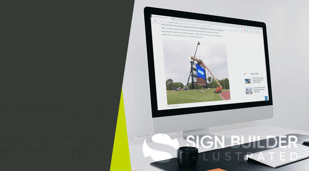 Sign Builder Illustrated Installing Digital Signs | Indigo Signs